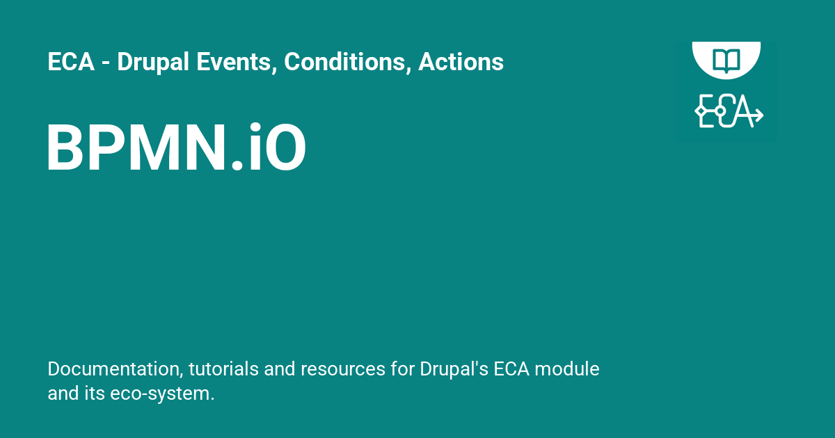 BPMN.iO - ECA - Drupal Events, Conditions, Actions