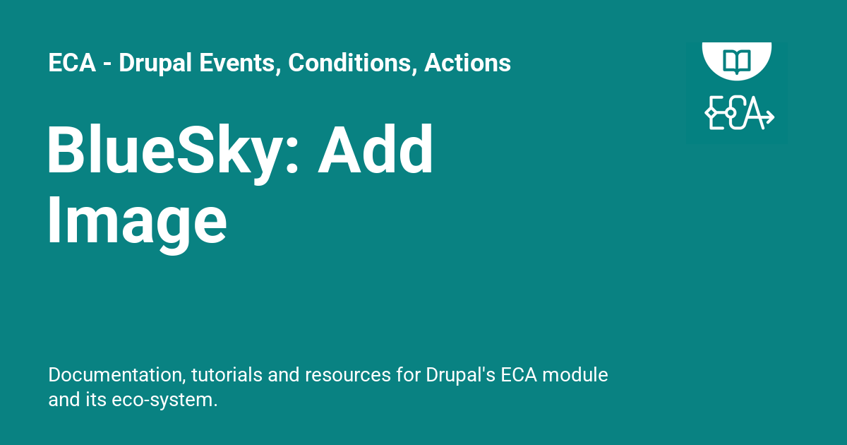 BlueSky: Add Image - ECA - Drupal Events, Conditions, Actions