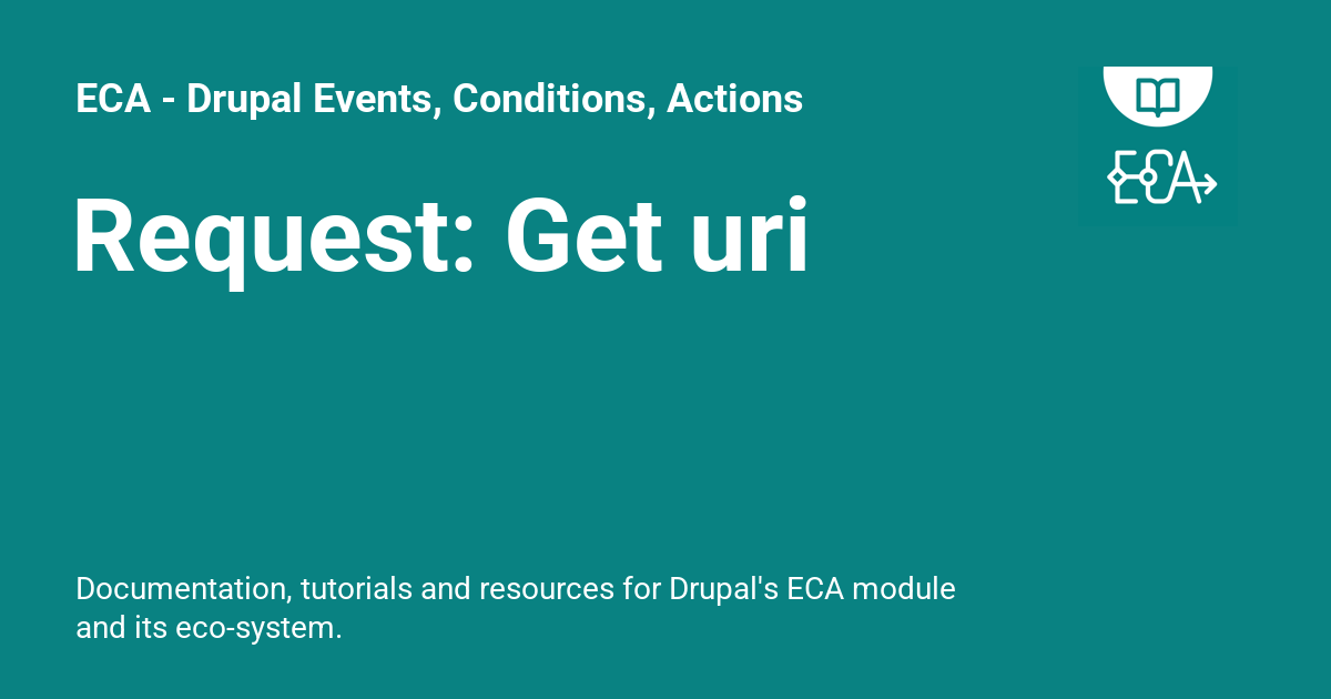 Request: Get uri - ECA - Drupal Events, Conditions, Actions