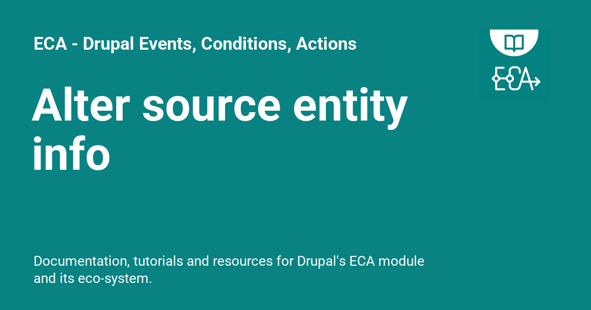 Alter Source Entity Info Eca Drupal Events Conditions Actions 5363
